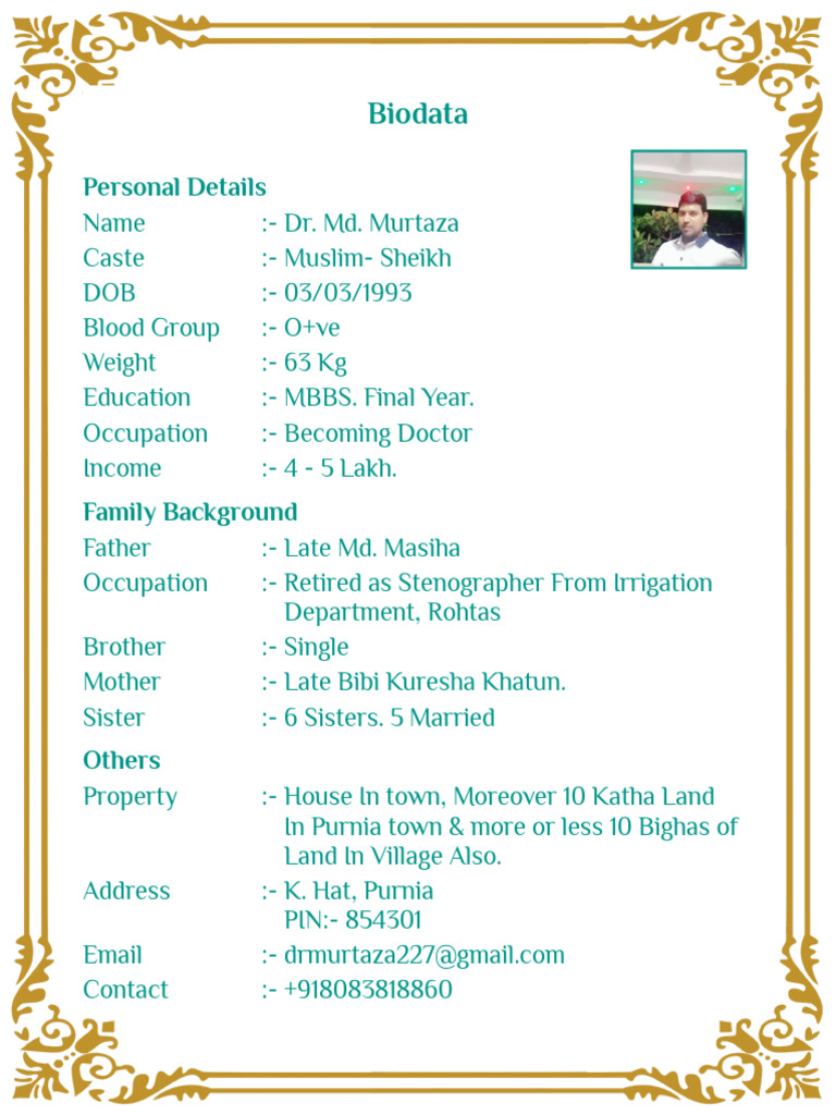Biodata_35 | PDF