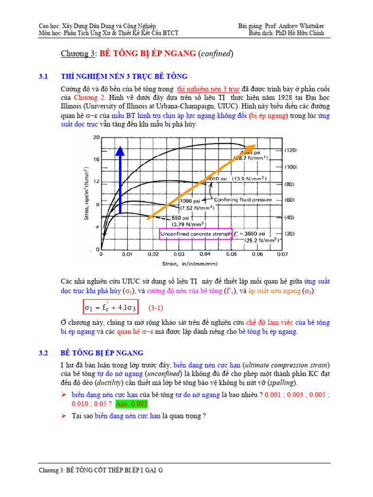 (123doc) Ket Cau Be Tong Cot Thep Chuong 3 | PDF
