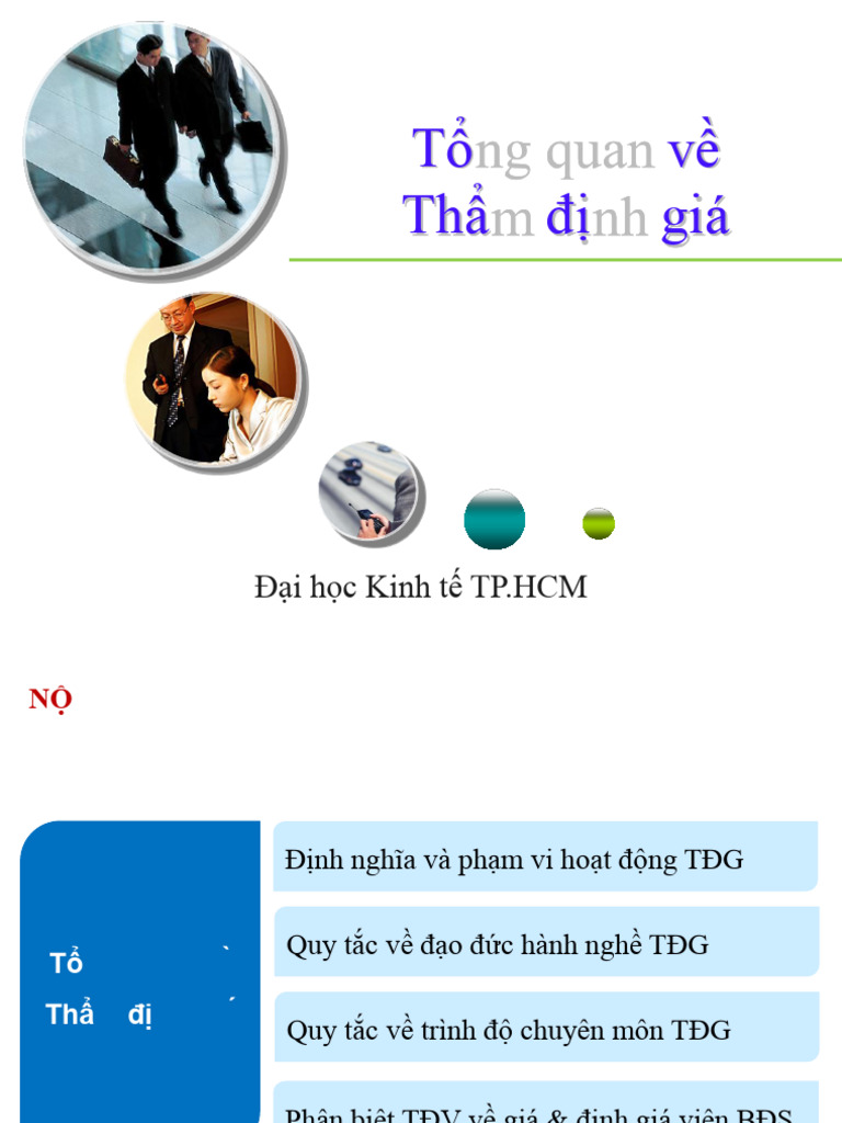 Chuong 1 - Tong Quan Tham Dinh Gia | PDF