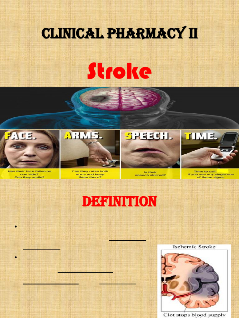 Tutorial 1 Stroke -1 | PDF | Stroke | Ischemia