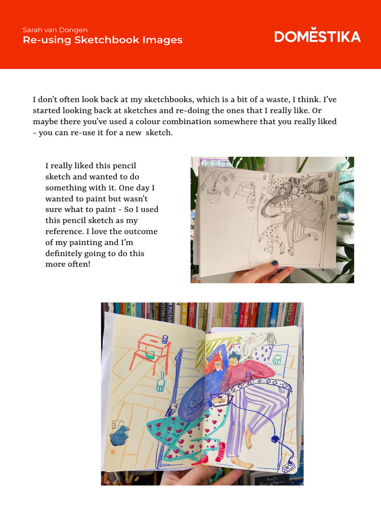 U4 01 From The Sketchbook To The Final Image Pdf