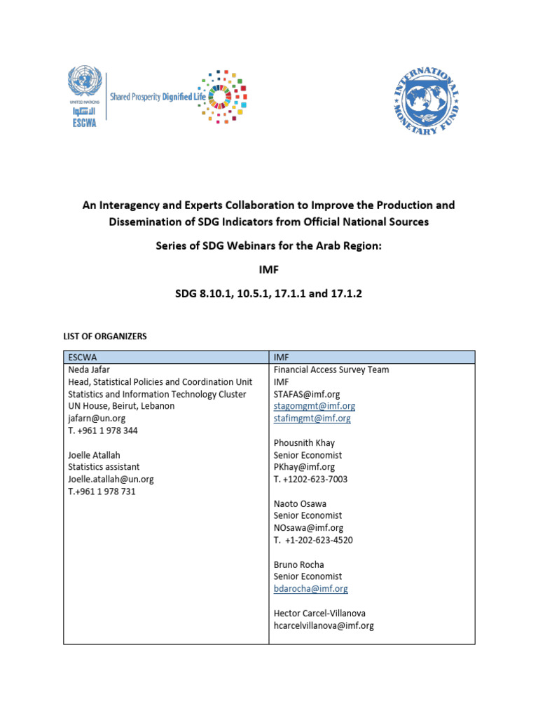 List of Participants - IMF | PDF | Arabian Peninsula