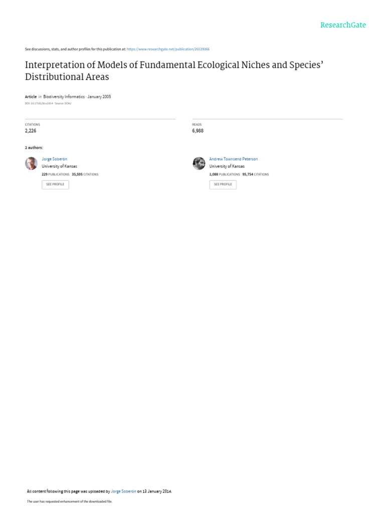 2 (1) | PDF | Ecological Niche | Ecology