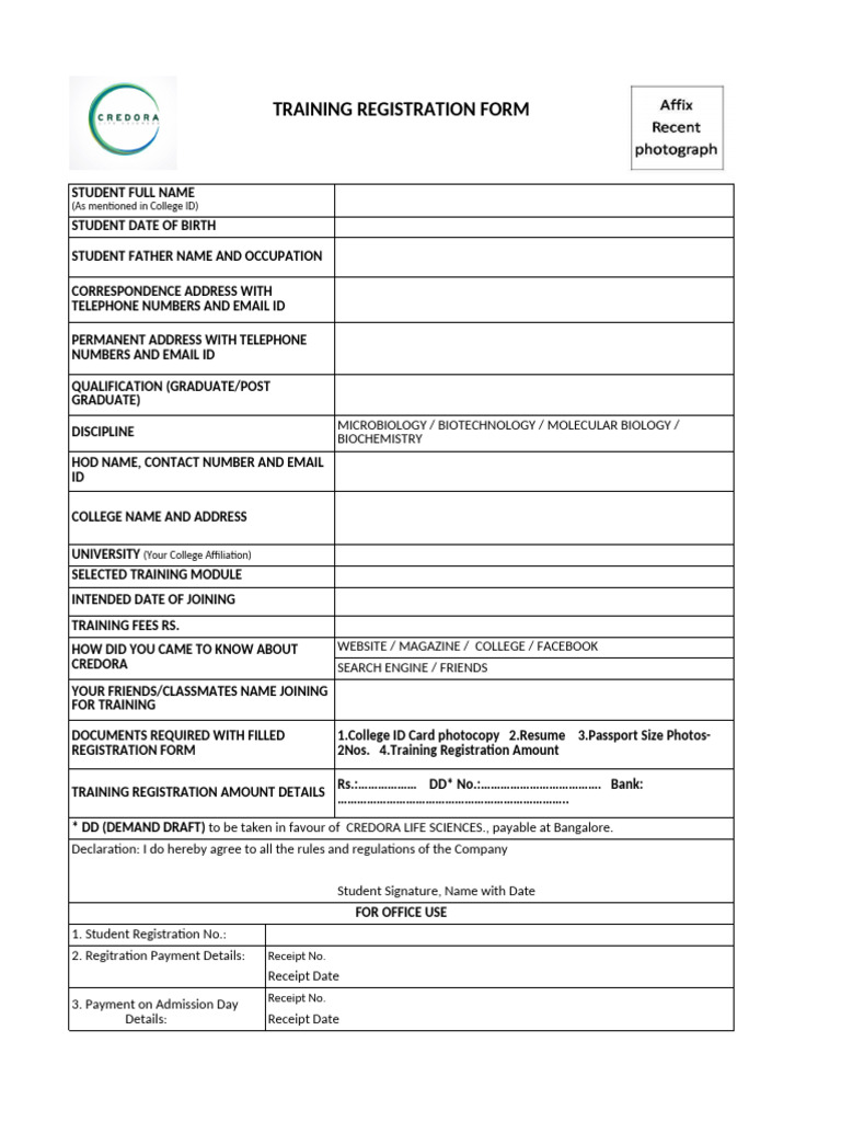 training-registration-form | PDF