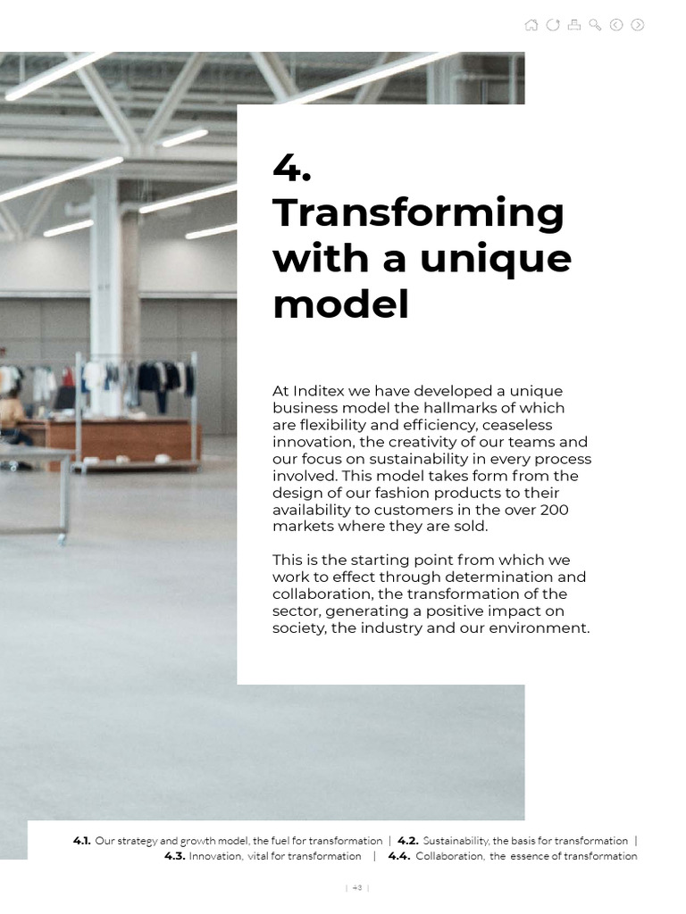 Inditex's Unique Business Model | PDF | Sustainability | Supply Chain