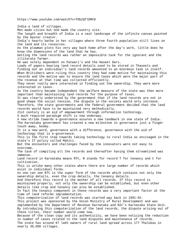 Bhoomi: A Case Study | PDF | Authentication