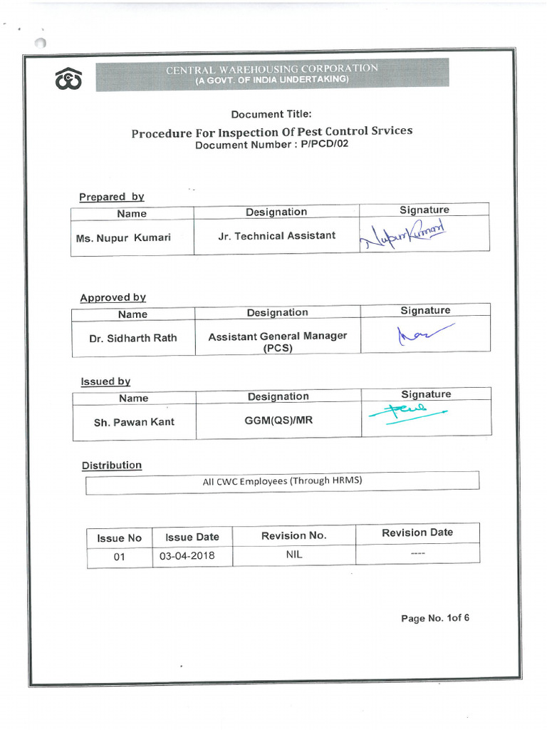 PCS Inspection | PDF