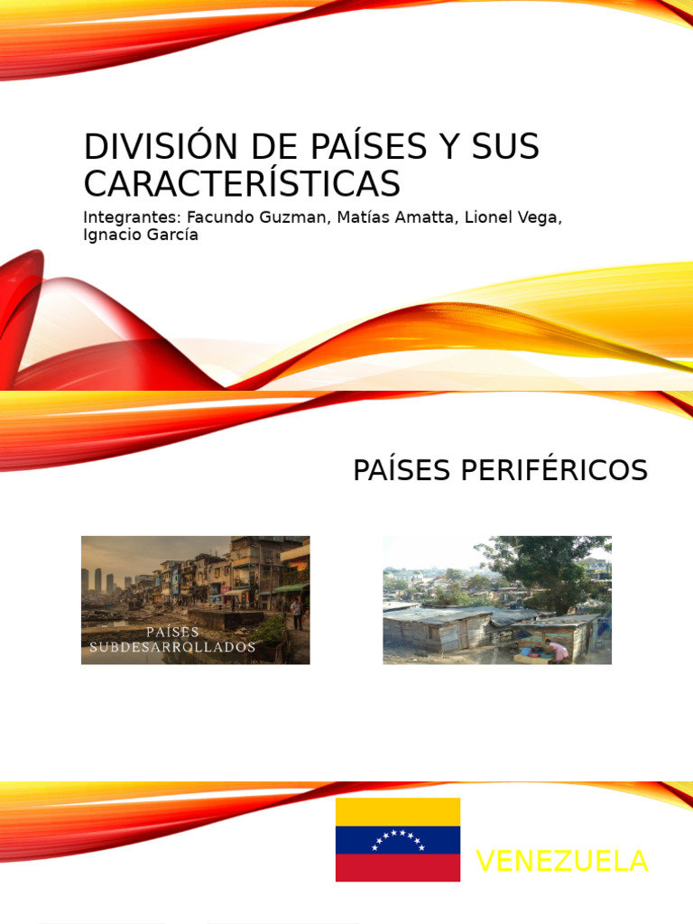 Características de Países Periféricos | PDF | Venezuela | República ...