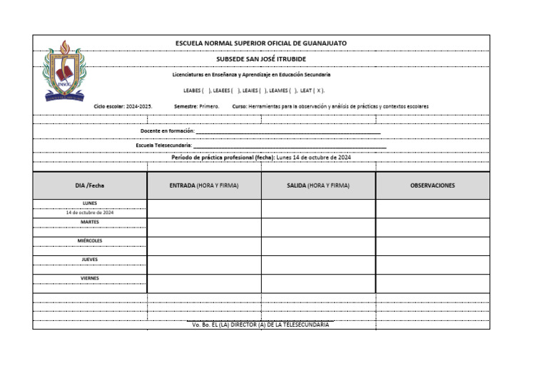 Hoja de Firmas Jornada | PDF