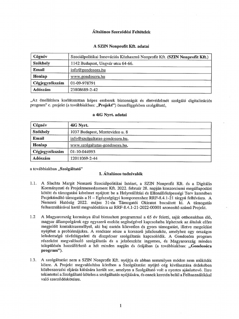 ÁSZF_Gondosóra_0208-tól_hatályos | PDF