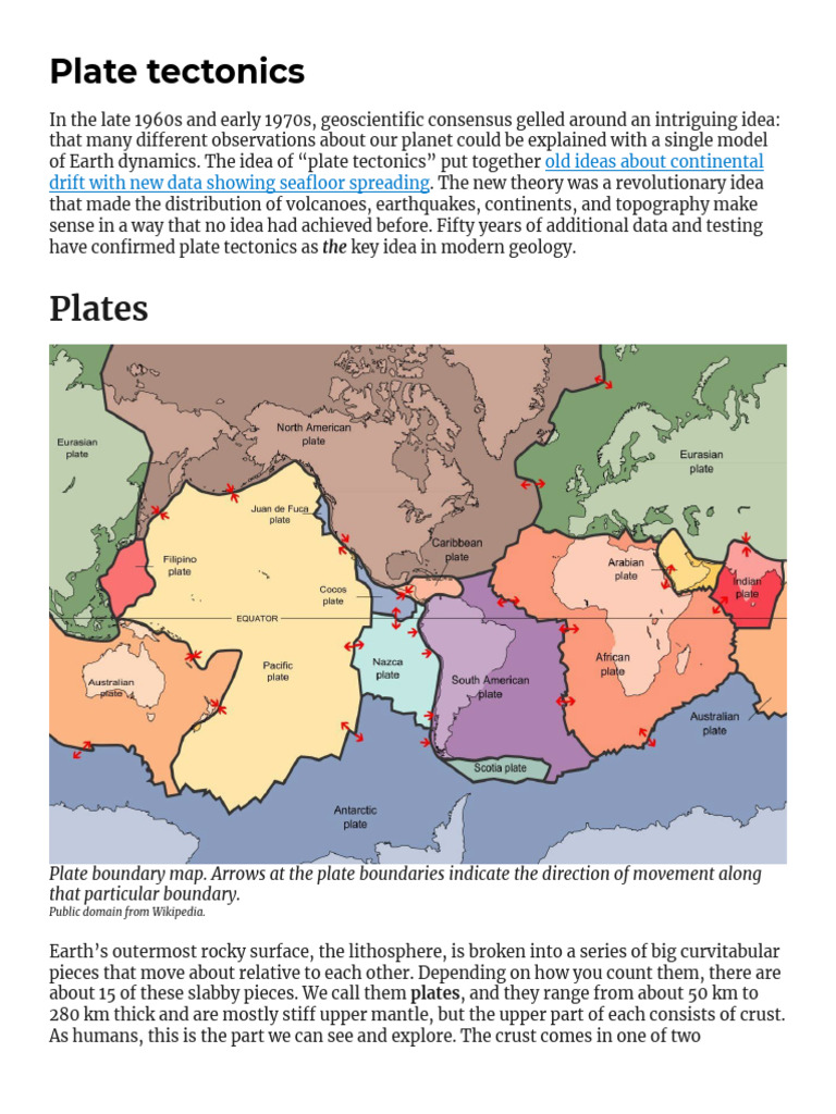 Plate Tectonics | PDF | Plate Tectonics | Magma