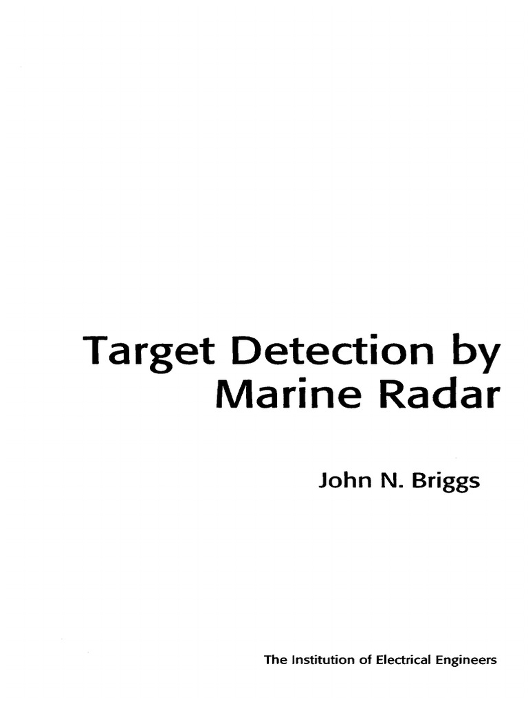 Target Detection by Marine Radar | PDF | Radar | Reflection (Physics)