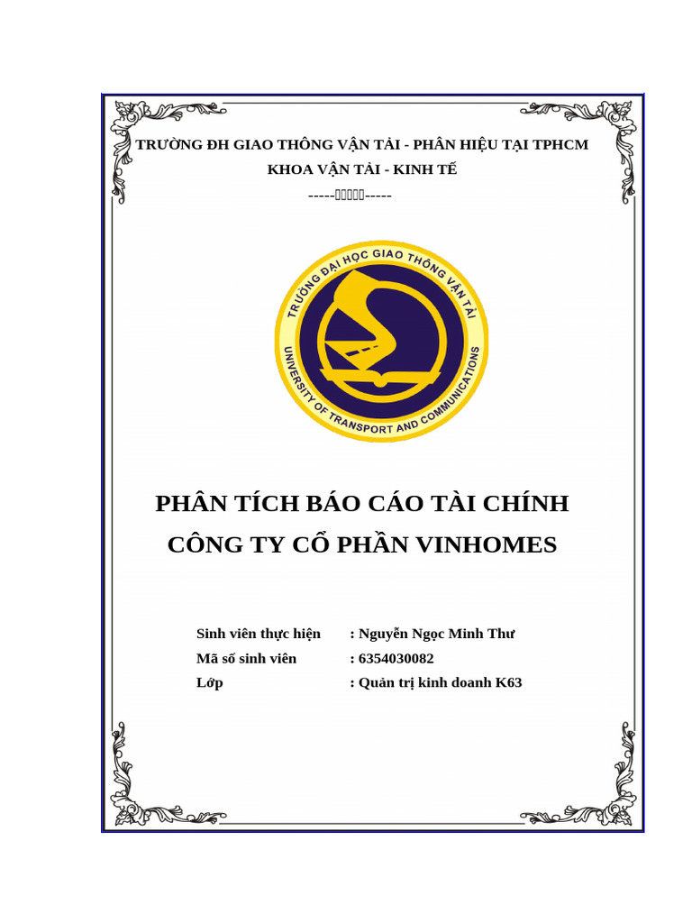 TH C TR NG Ho T Đ NG Tài Chính C A Công Ty Vinamilk | PDF
