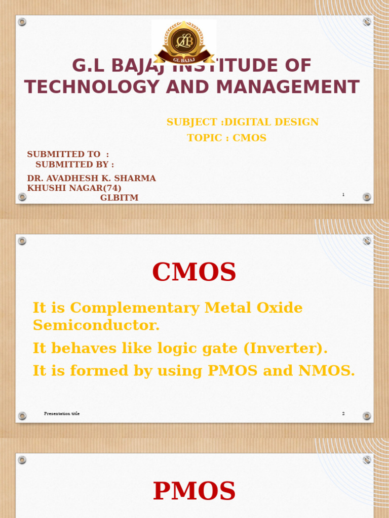 Cmos | PDF