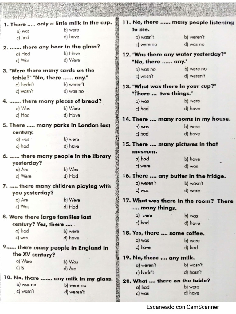 Basic Tests 14-21 | PDF