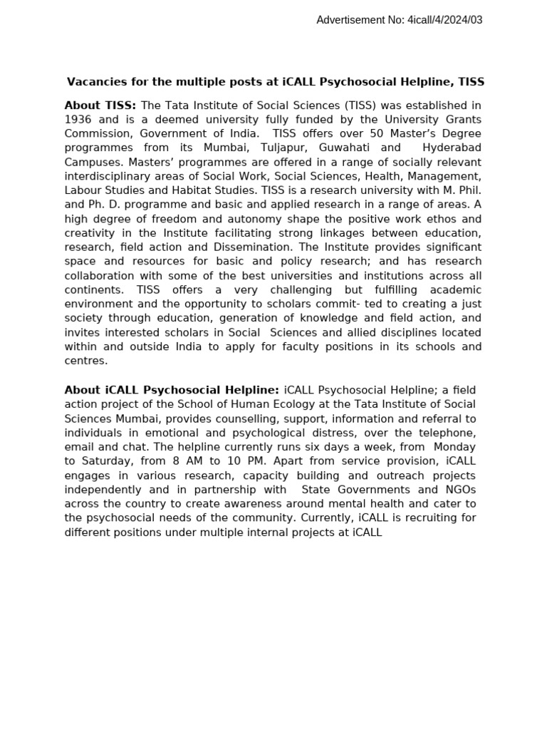 Multiple Advt of Various Position 12 04 2024 | PDF