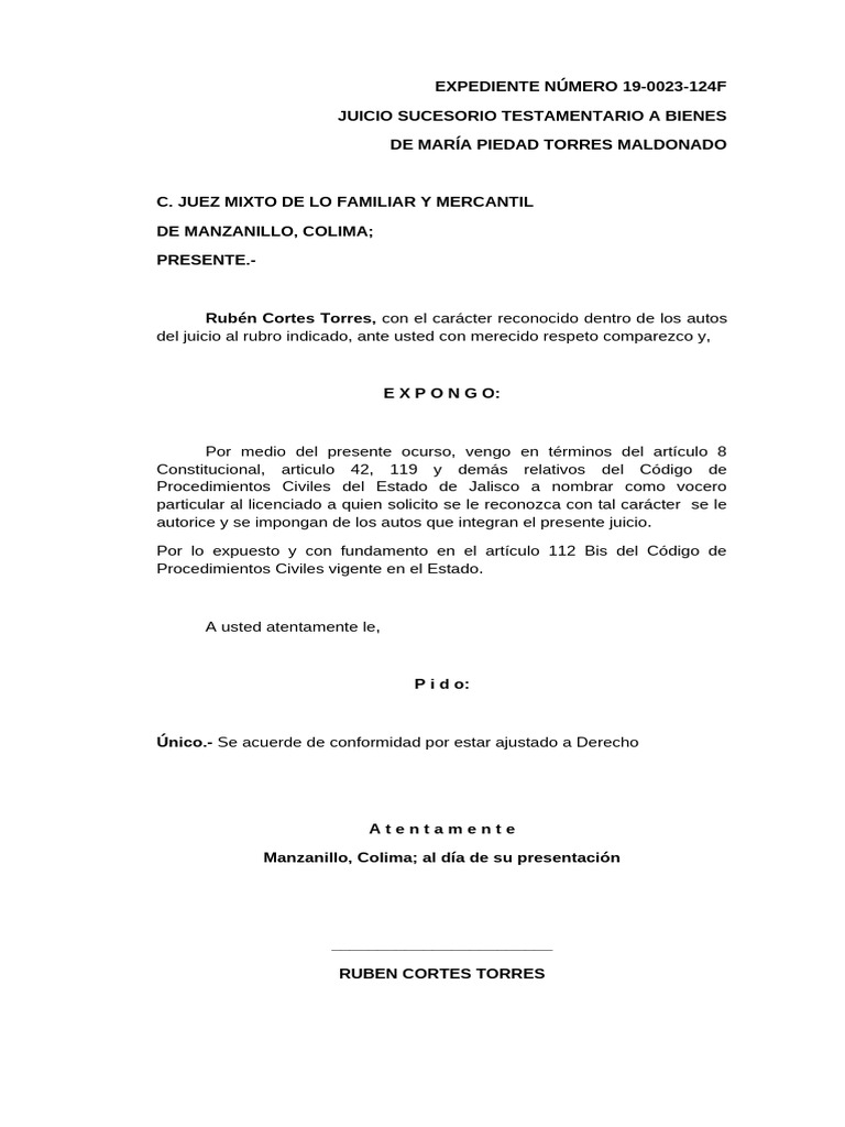 Autorizado Mzllo | PDF