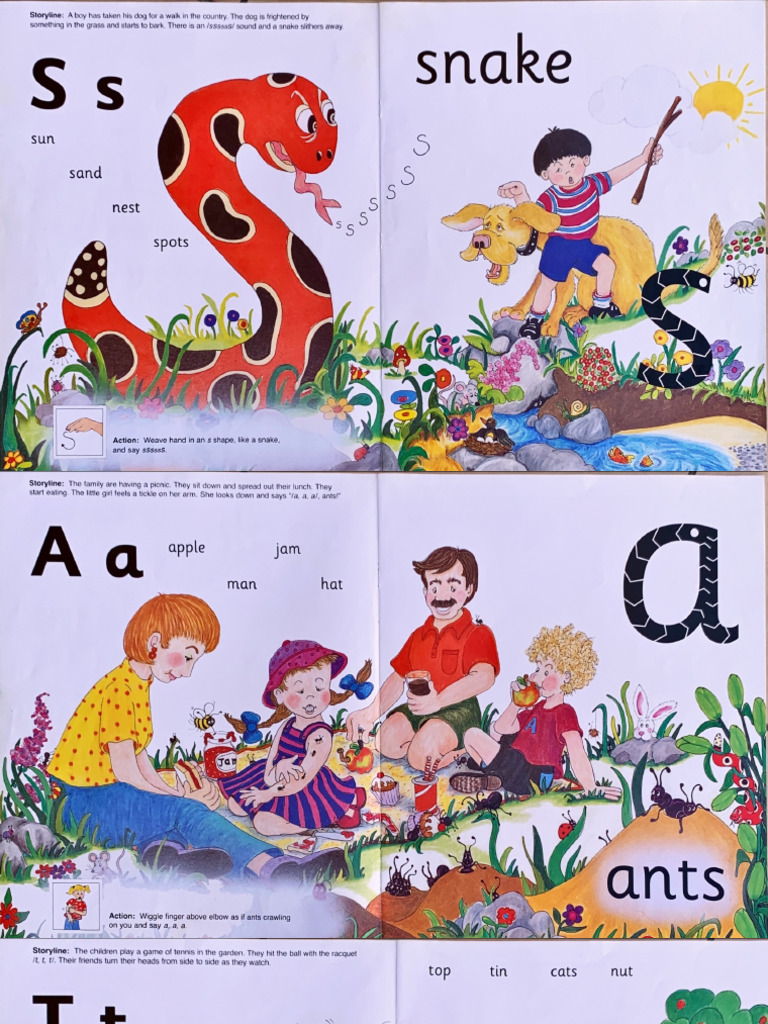 Jolly Phonics Big Book Group 1 | PDF