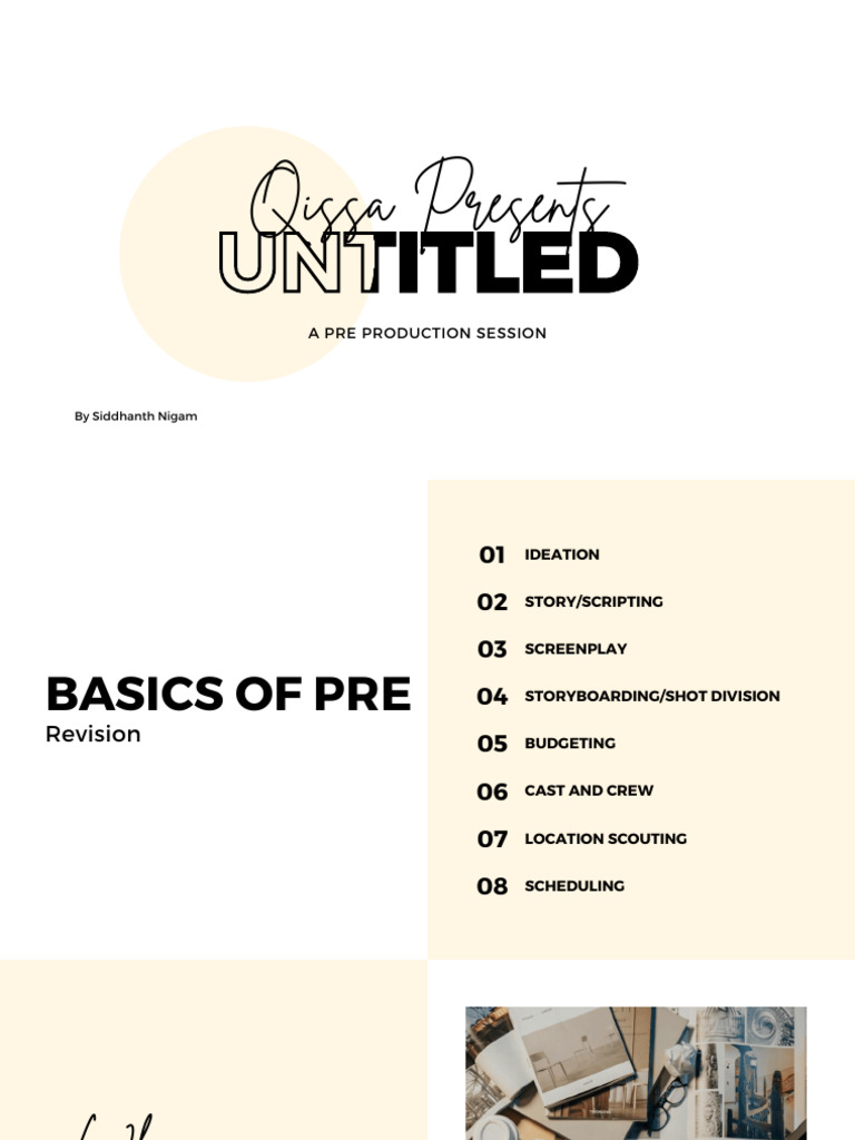 Basics of Screenplay | PDF