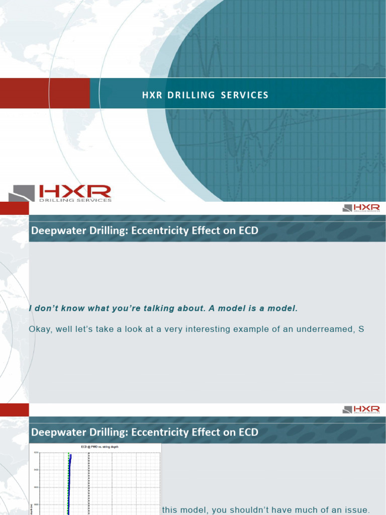 Deepwater Drilling - Eccentricity Effect On ECD | PDF