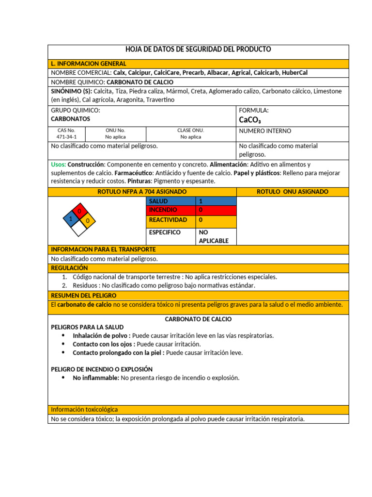 Plantilla de Labortorio | PDF