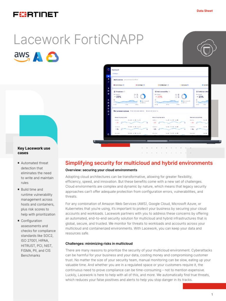 FortiCNAPP | PDF | Cloud Computing | Computer Security