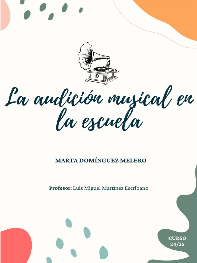Audición Musical | PDF | Violonchelo | Piano