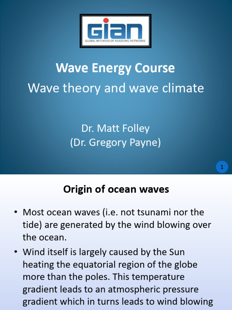 Wave Energy Fundamentals and Modeling | PDF | Oceans | Wound
