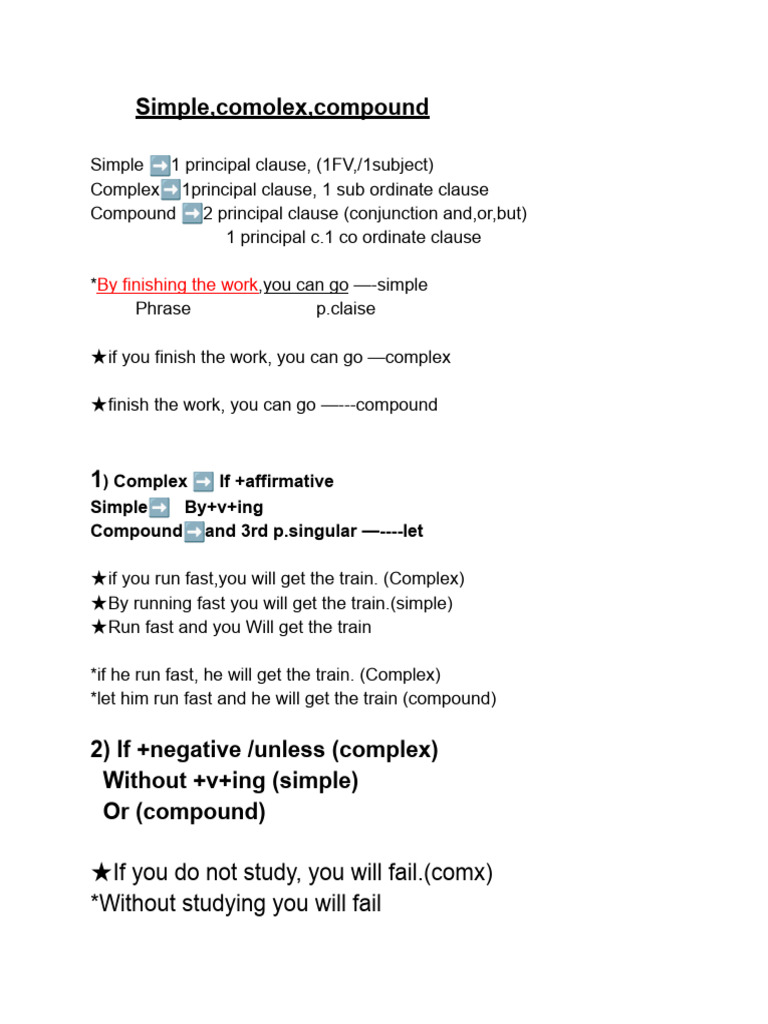 Simple, Complex Compound | PDF