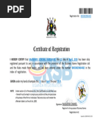 COR 14.3 Registration Certificate | PDF