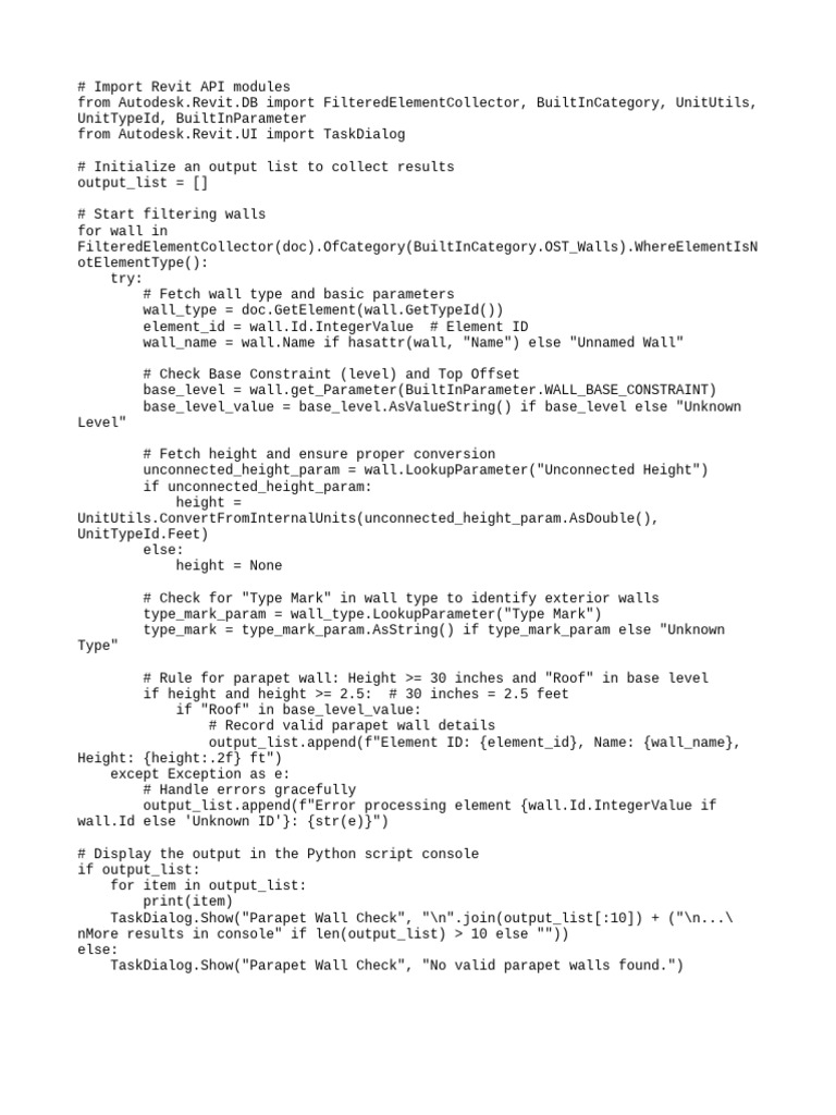 Parapet Wall Violation Code | PDF