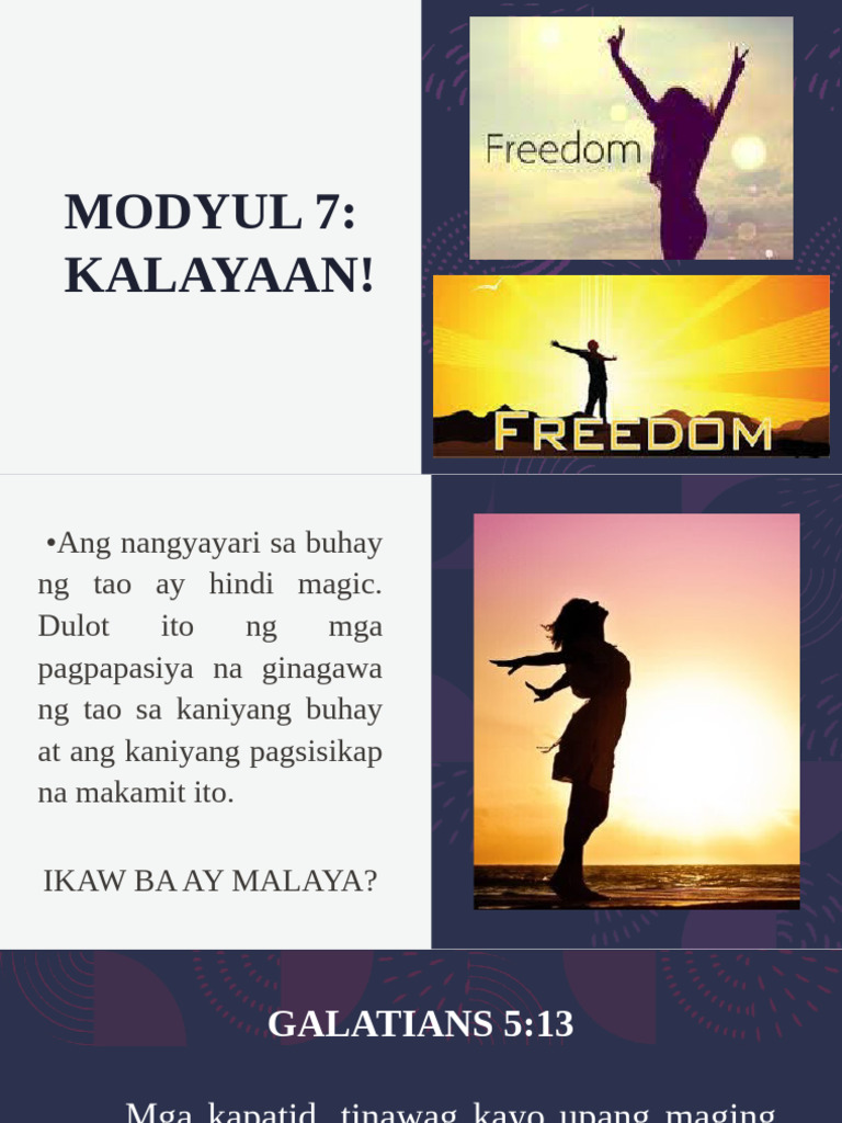 Modyul 7 Kalayaan | PDF