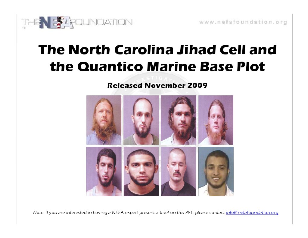 The NEFA Foundation - The North Carolina Jihad Cell and The Quantico ...