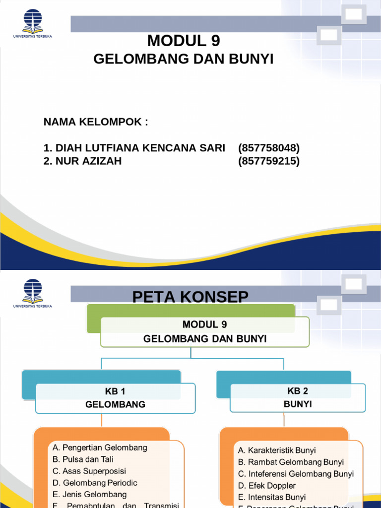 Modul - 9 Gelombang Dan Bunyi | PDF