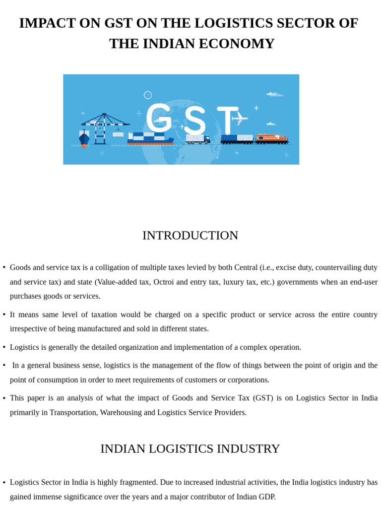 Yash Bathual FM 23-25 Sip Ppt | PDF | Logistics | Taxes