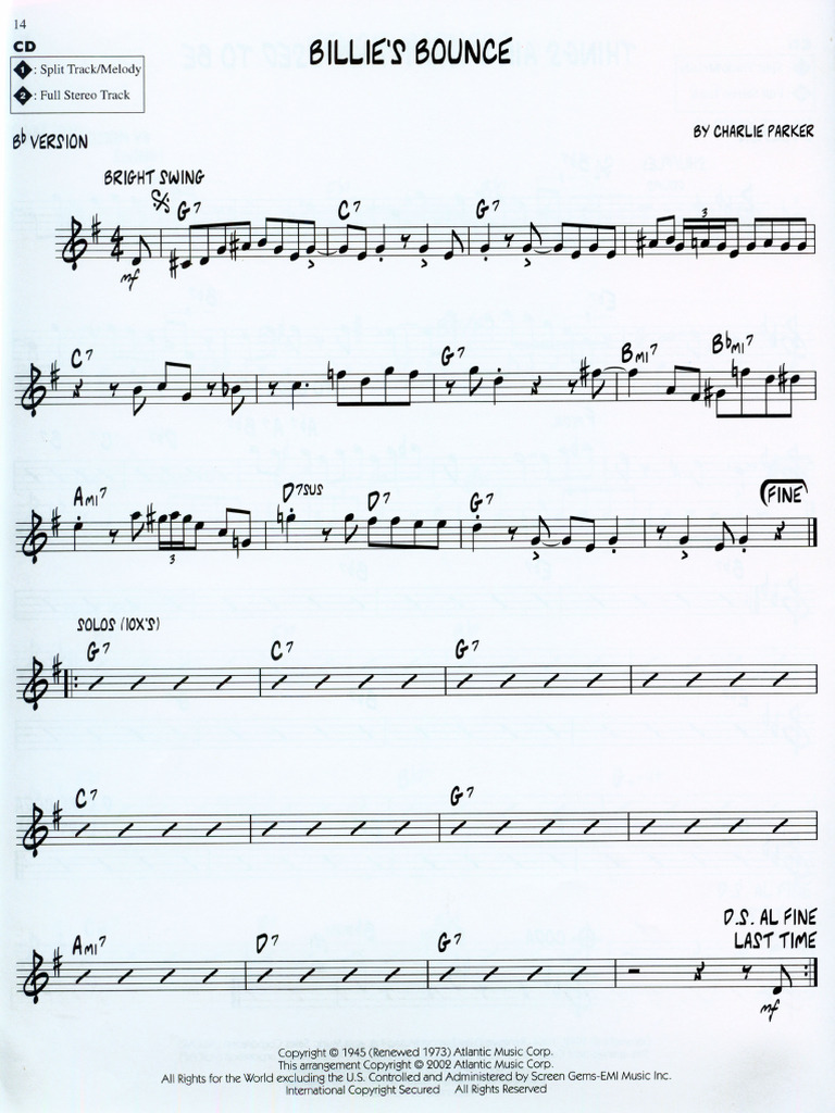 Billie S Bounce BB | PDF