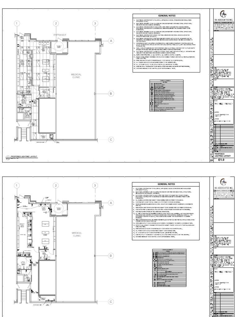 TwoHill Pharmacy-Electrical Drawing | PDF