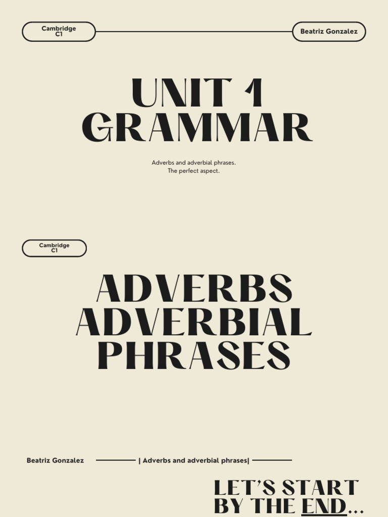 Advanced English Grammar Guide | PDF | Adverb | Verb