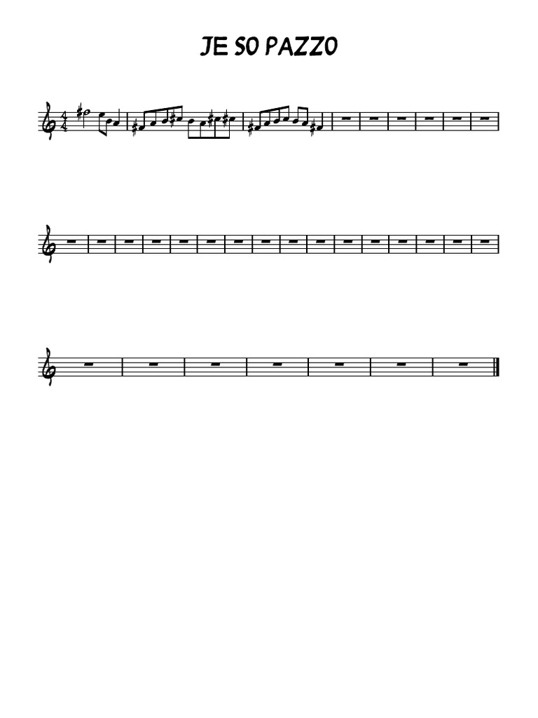 JE_SO_PAZZO | PDF