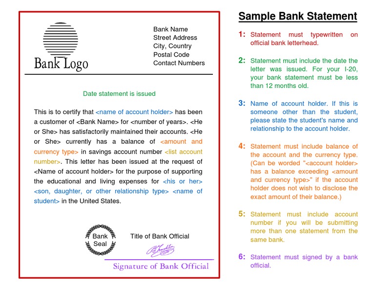 Sample Bank Statement | PDF