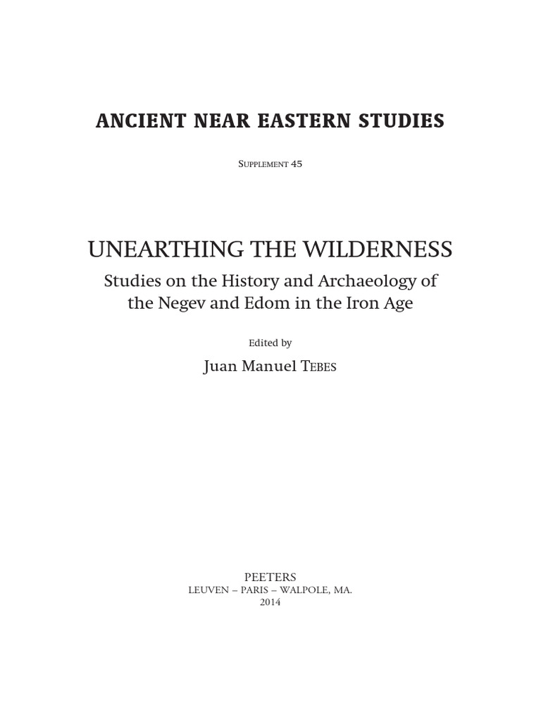 Ancient Near Eastern Studies | PDF