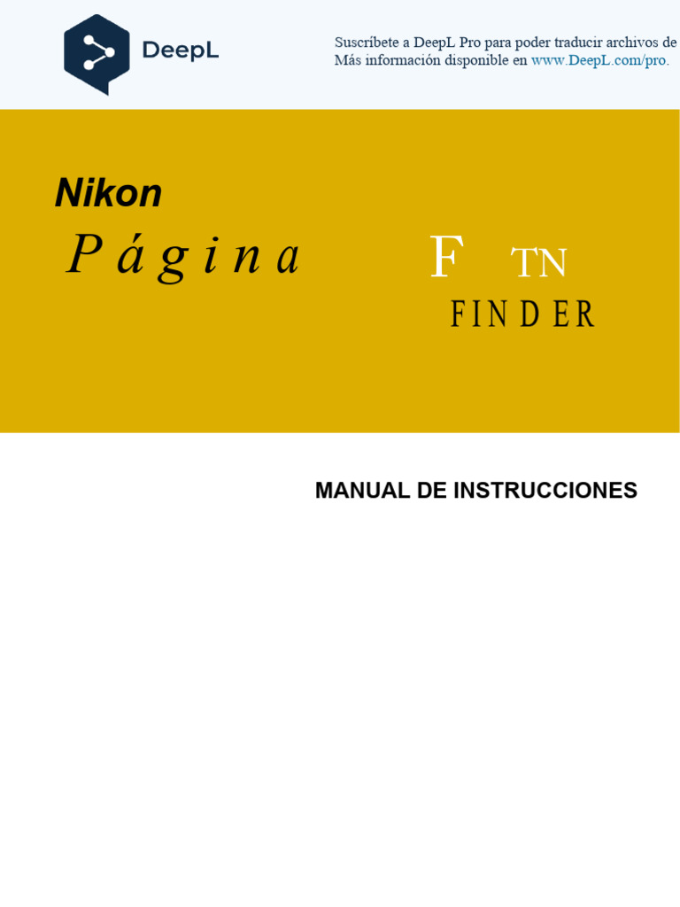 FTn es | PDF | Exposición (fotografía) | Cámara