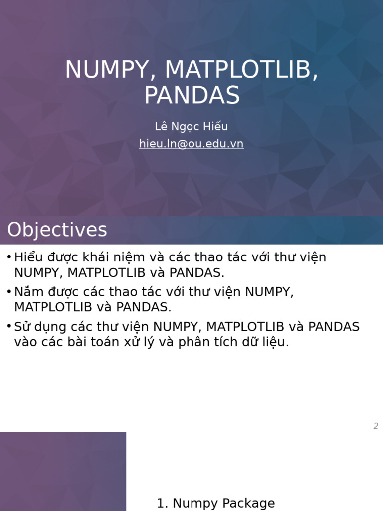 B14_LT2_07_Numpy Matplotlib Pandas | PDF | Comma Separated Values | Data Type
