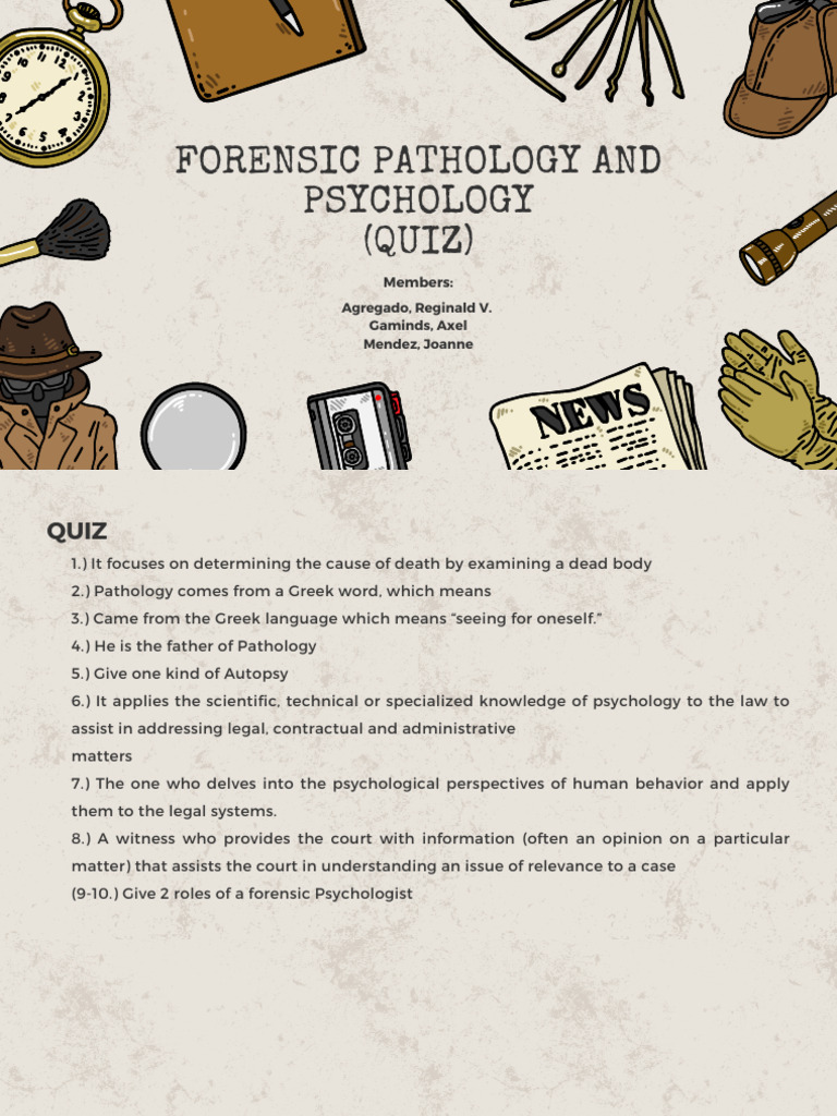 10 Item Quiz Identification | PDF