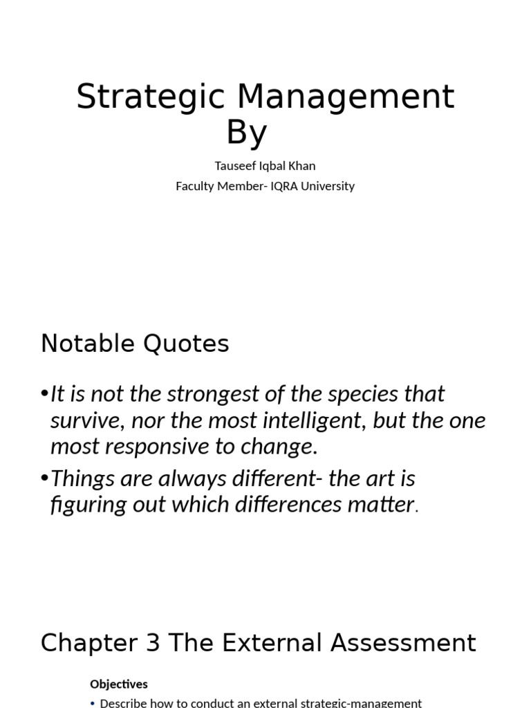 SM-Module-3 (1) | PDF | Strategic Management | Competition