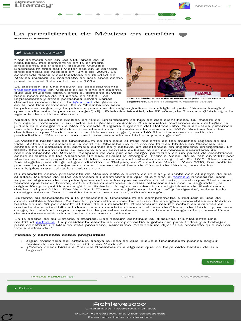 Achieve3000 Lesson 4 | PDF | México