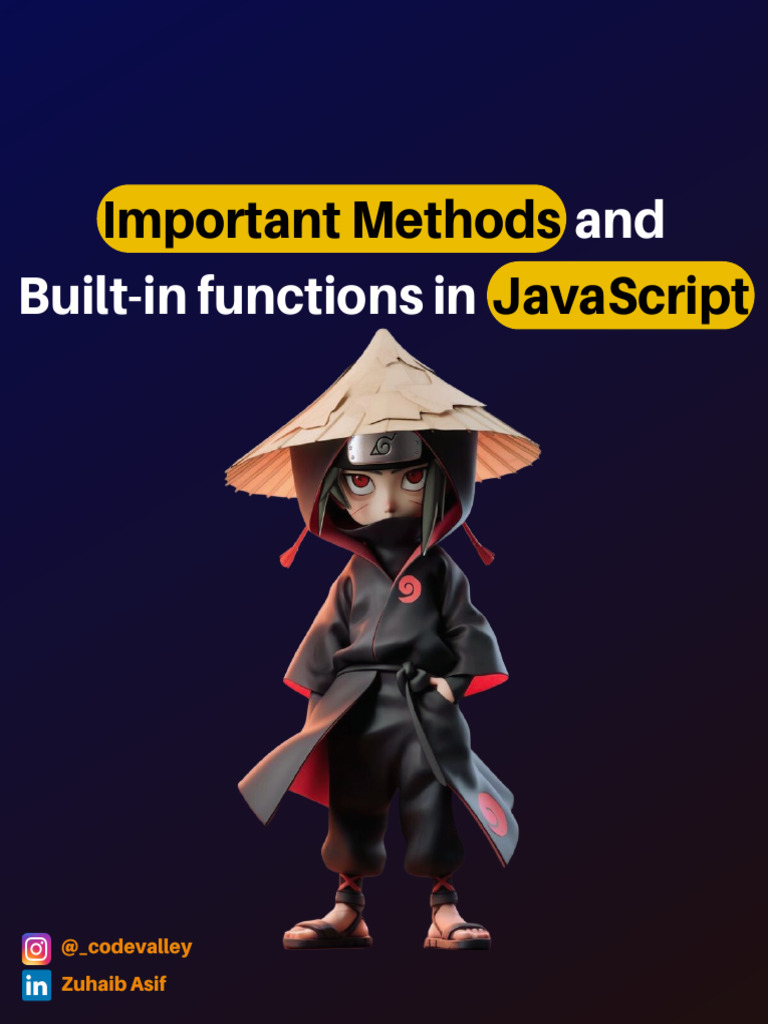 important methods Functions with javascript | PDF important methods Functions with javascript | PDF