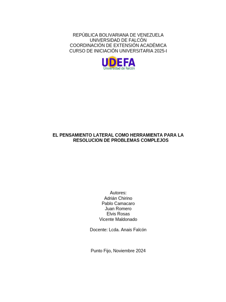 PORTADA - MODELO - PARA - EL - CIU - 2022-3 (1) (Recuperado Automáticamente) | PDF | Pensamiento ...