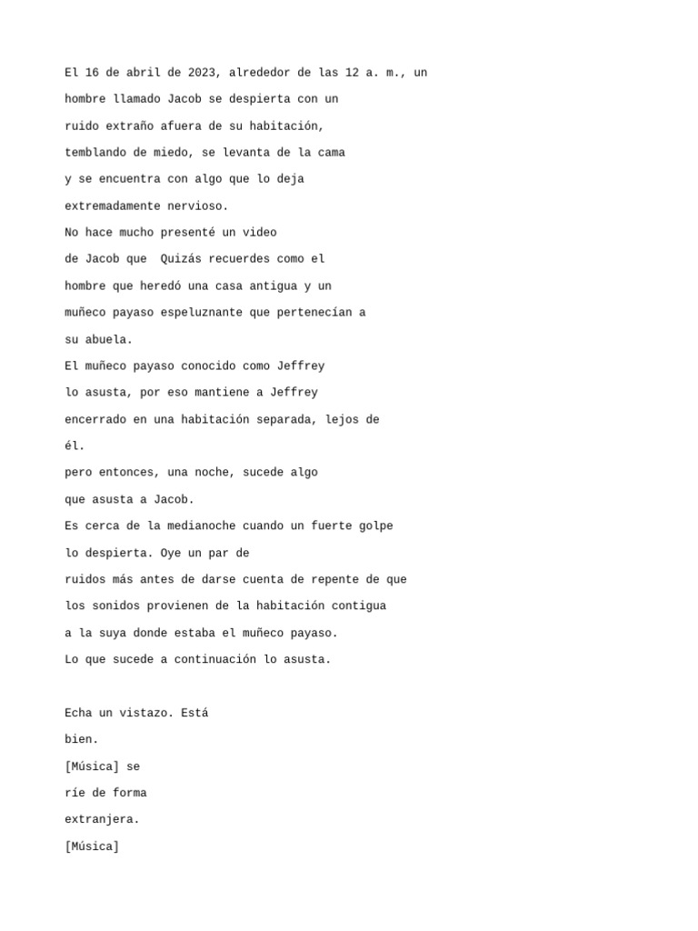 (Spanish) Scary Comp. V76 (DownSub - Com) | PDF