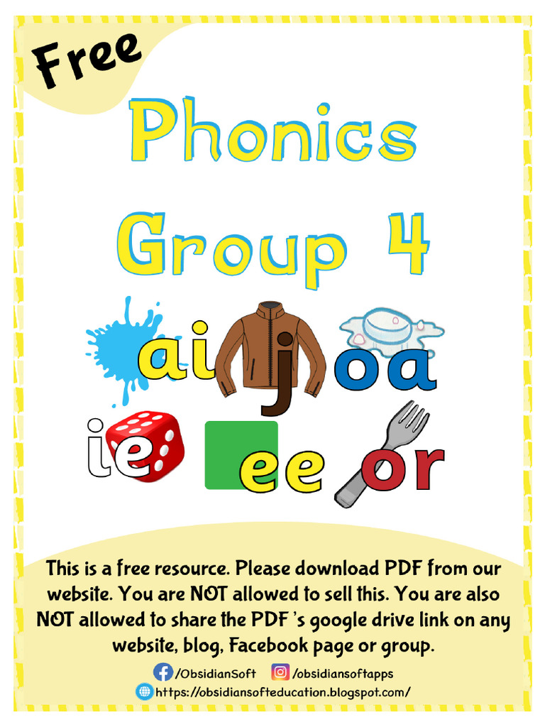 Jolly Phonics Group 4 | PDF